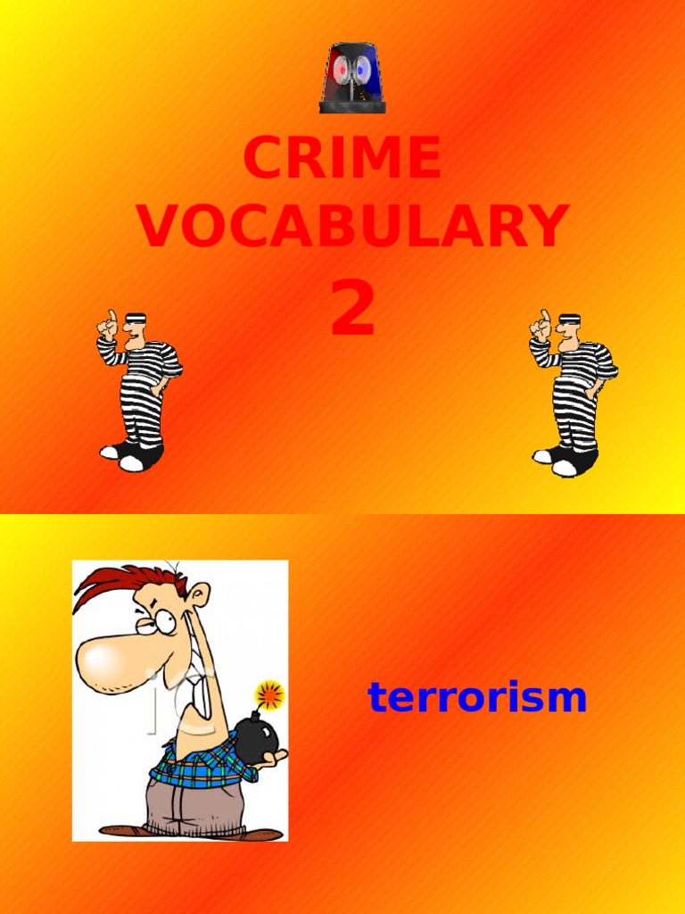 Key Crime Vocabulary Explained | PDF