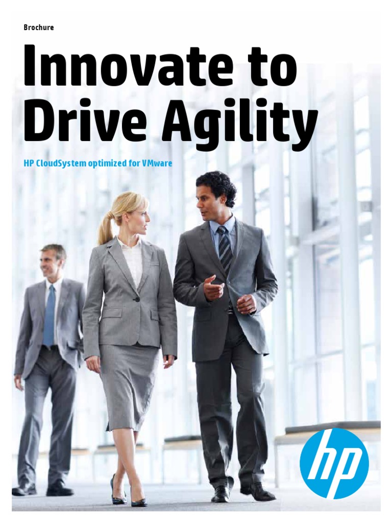 Innovate To Drive Agility: HP Cloudsystem Optimized For Vmware | PDF | Cloud Computing | V Mware