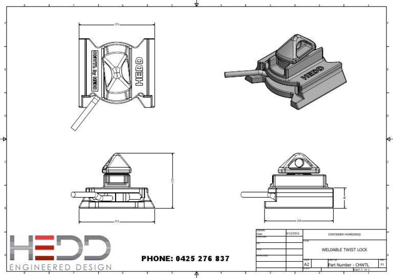 Weldable Twist Lock Specifications | PDF