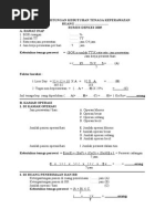 Rumus Penghitungan BOR | PDF | Metode & Bahan Ajar