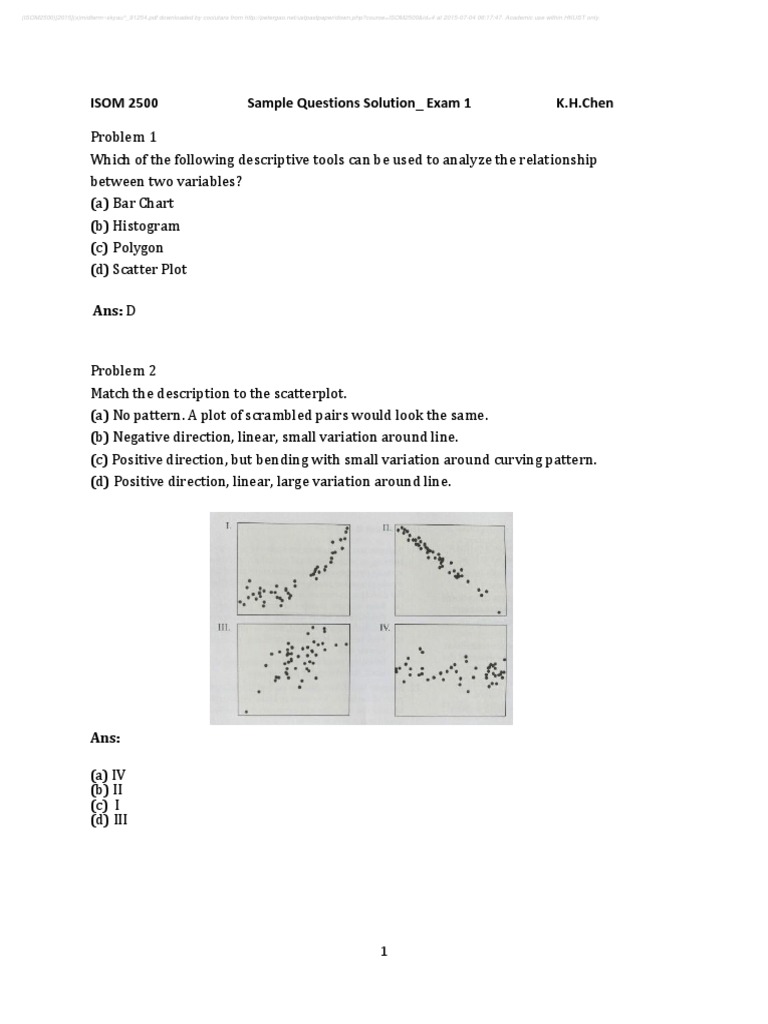 Business Statistics Problems | PDF | Master Card | Median