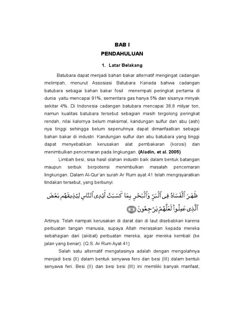 Upgrading Batubara Subituminous Dengan Metode Flotasi Dan Blending Dengan Batubara Bituminous ...