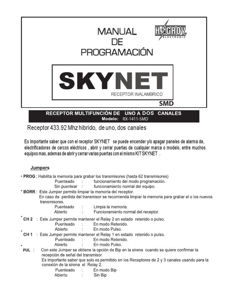 Manual Skynet | PDF