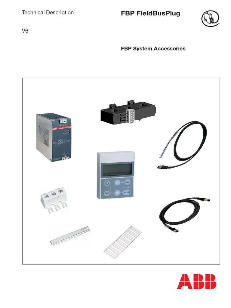 ABB Control ACS100 CAB Datasheet | Conector eléctrico | Cable