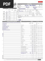 AD&D 2nd Edition Character Sheet | PDF | Role Playing Games | Leisure