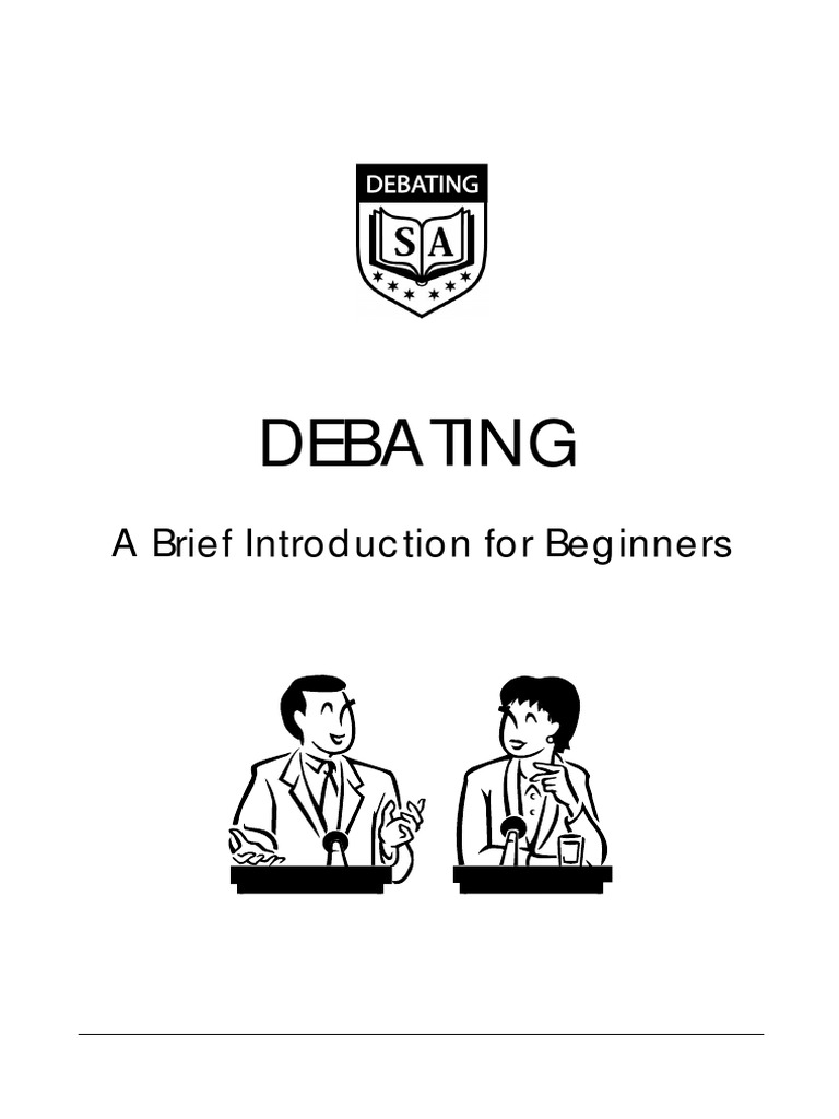 Debating An Introduction For Beginners | PDF