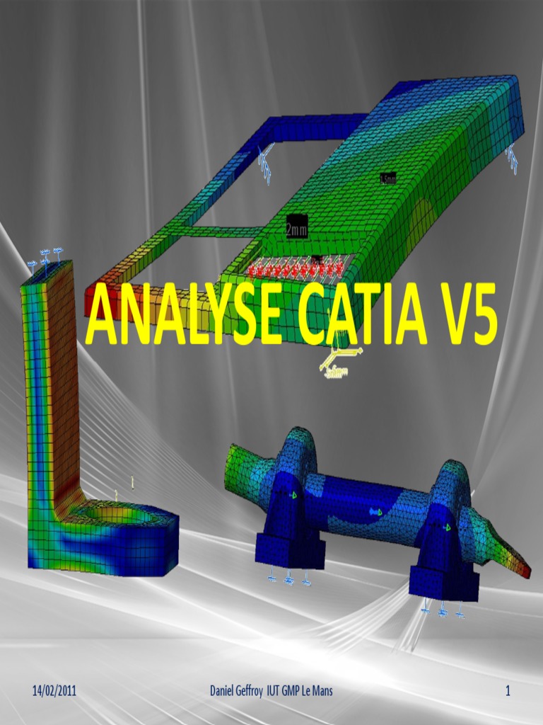 Analyse Catia V5 | PDF | Physique | Mécanique