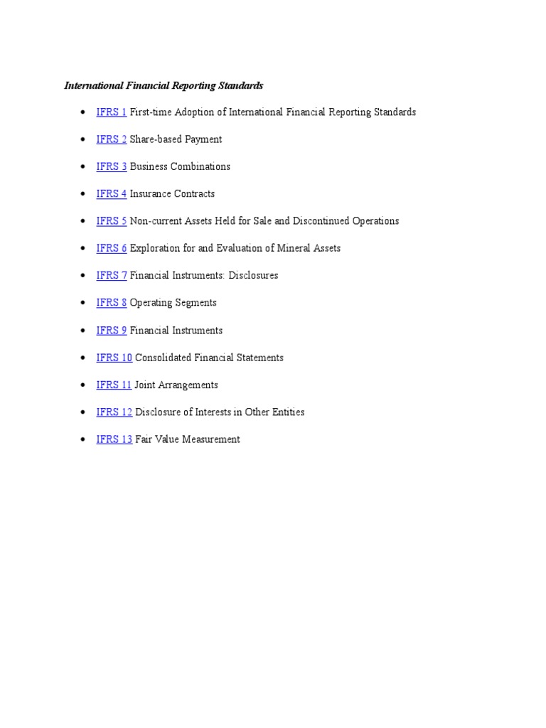 List of Ias | PDF | International Financial Reporting Standards ...
