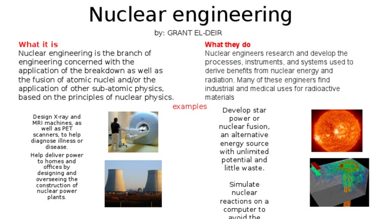 Overview of Nuclear Engineering | PDF | Science & Mathematics