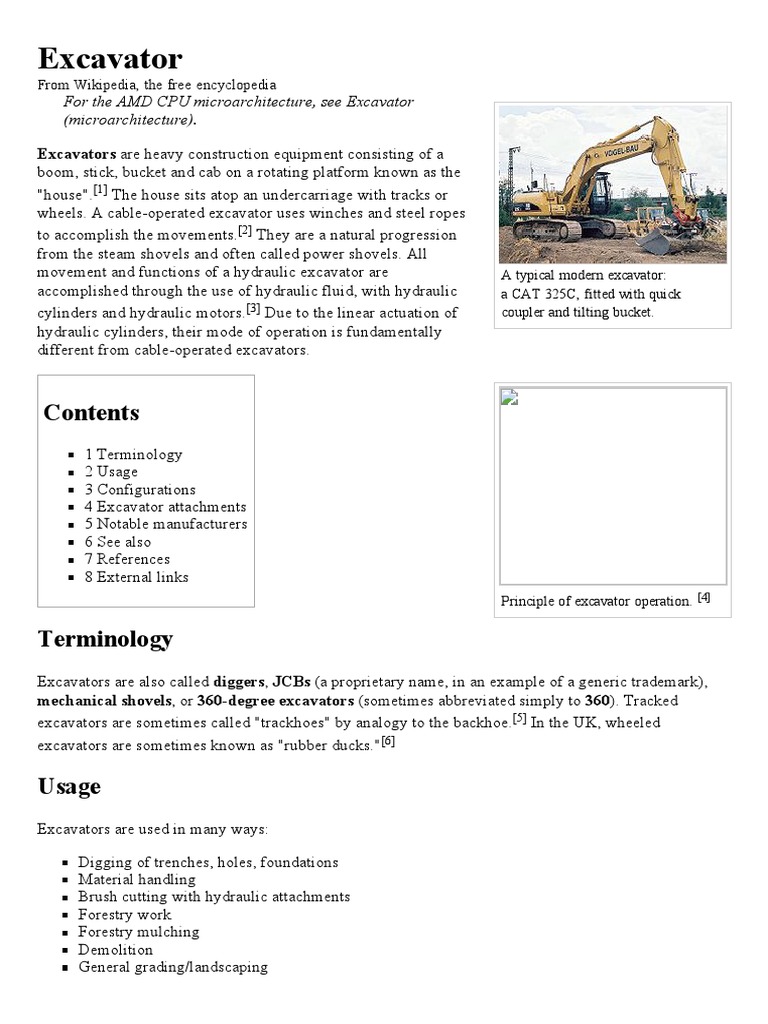 Excavator | Equipment | Industrial Equipment