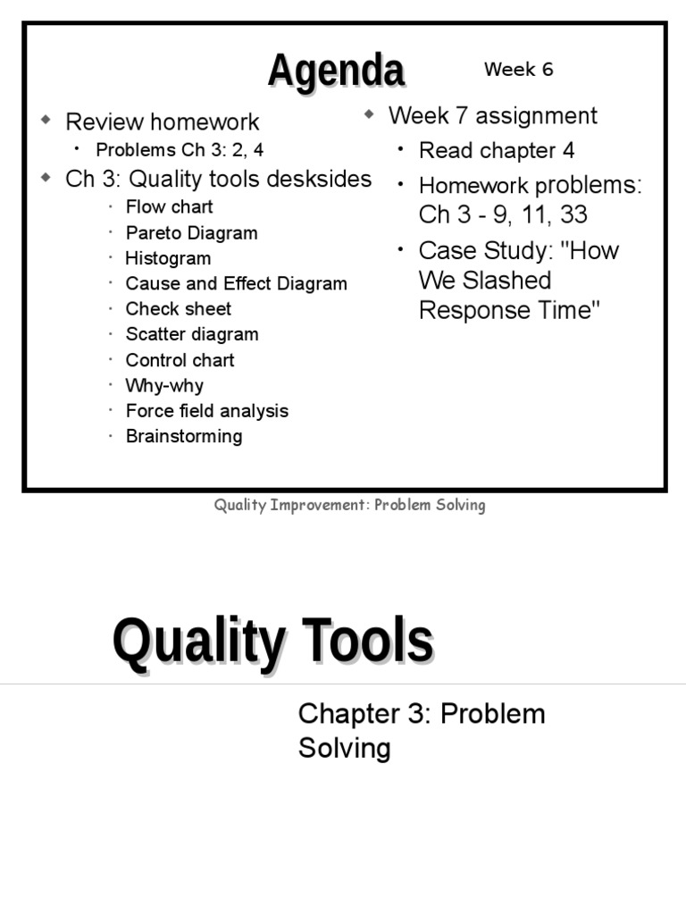 Ch03 7 QC Tools | PDF