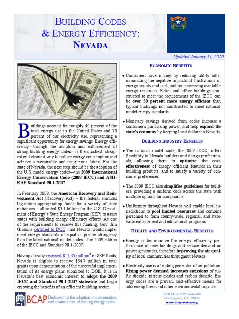 Nevada Building Energy Codes Guide | PDF