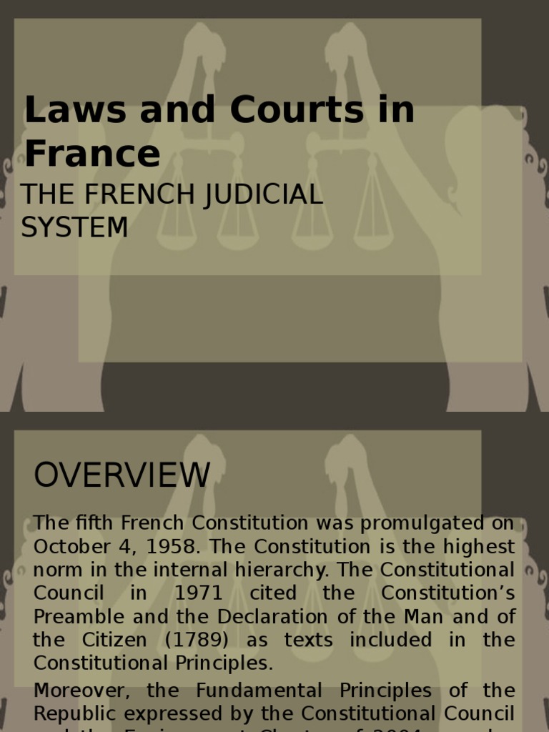 French Legal System | PDF | Appeal | Judiciaries