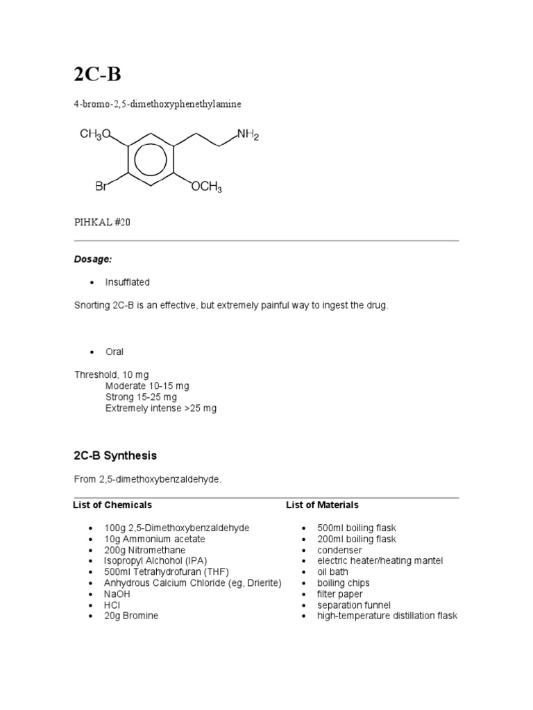 Artigo - 2c-b Sintetico | PDF | Distillation | Filtration