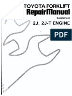 Toyota Forklift Engine 1dz II Model Service Repair Manual | PDF