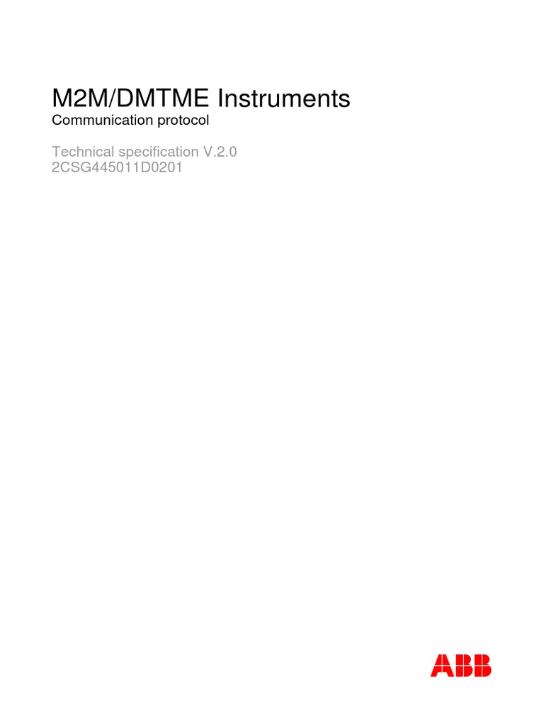 ABB M2M Modbus Communication Guide | PDF | Computers