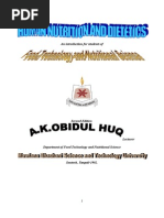 Human Nutrition, Notes | PDF | Nutrients | Carbohydrates