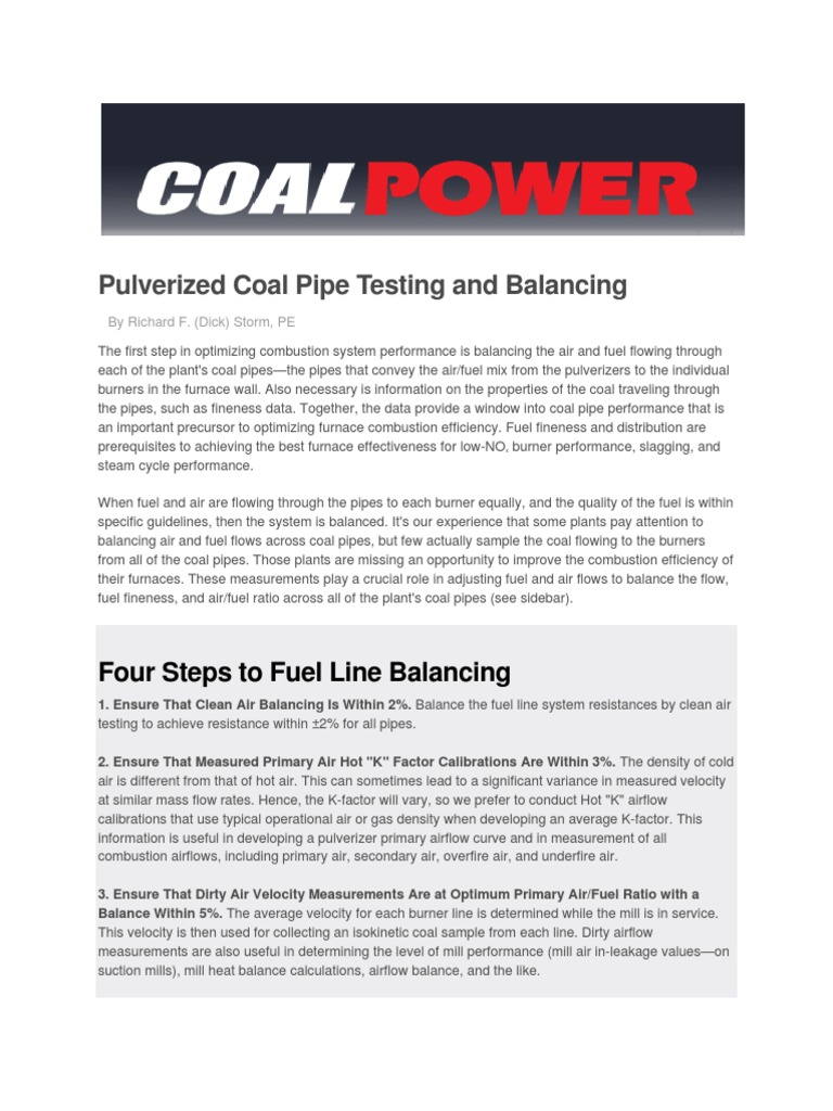 Pulverized Coal | PDF