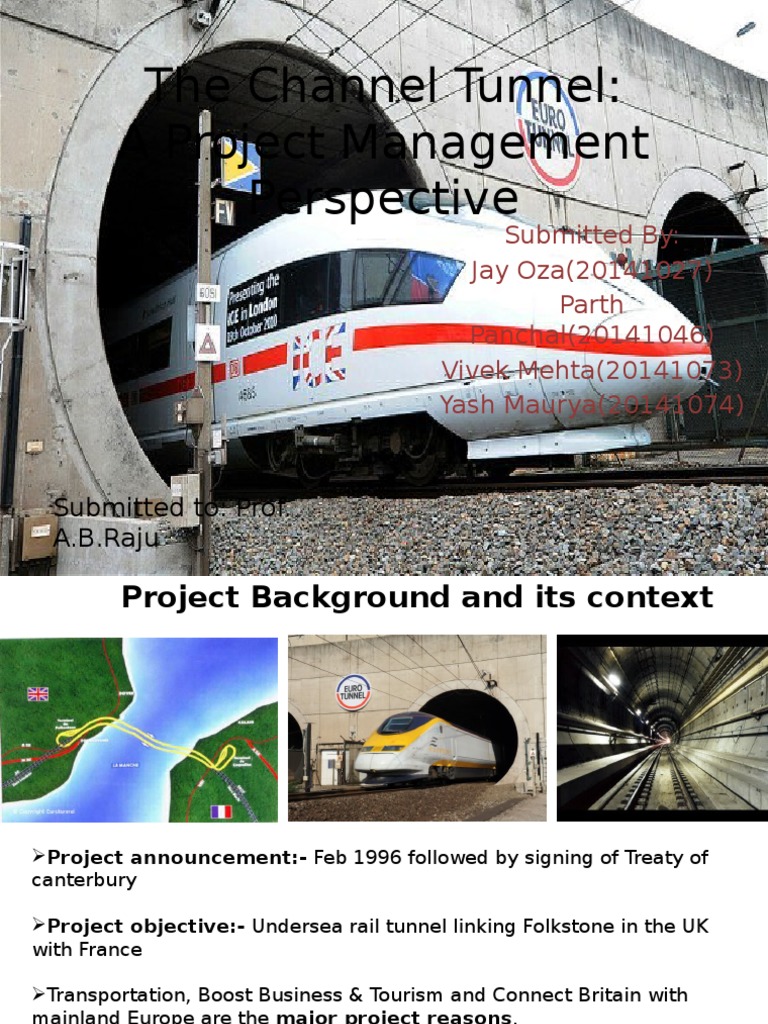 The Channel Tunnel: A Project Management Perspective | PDF | Banks | Tunnel