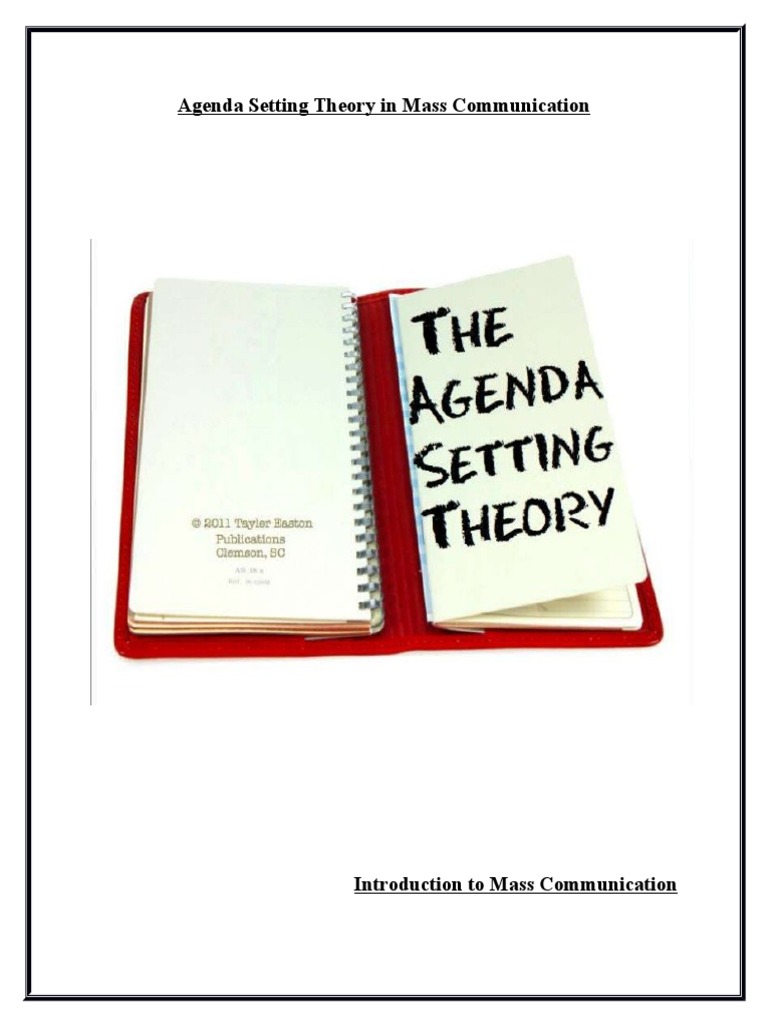 Agenda Setting Theory | PDF | News | Mass Media