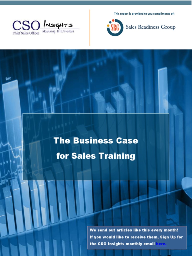 Business Case For Sales Training | PDF