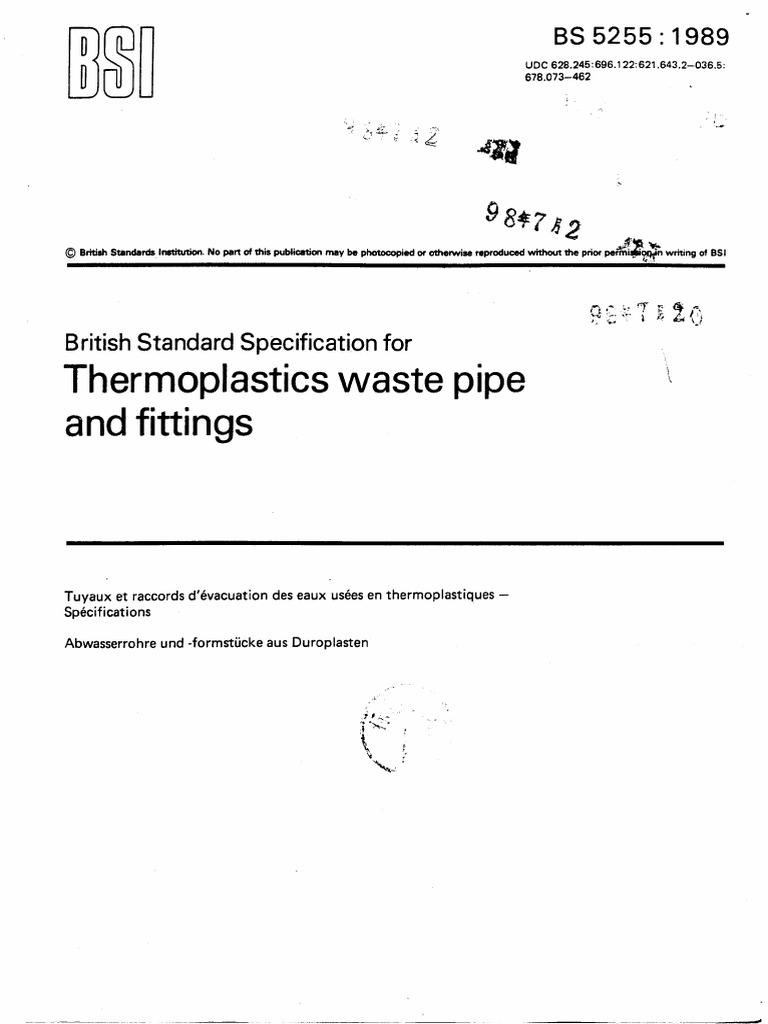 BS 5255(1989)