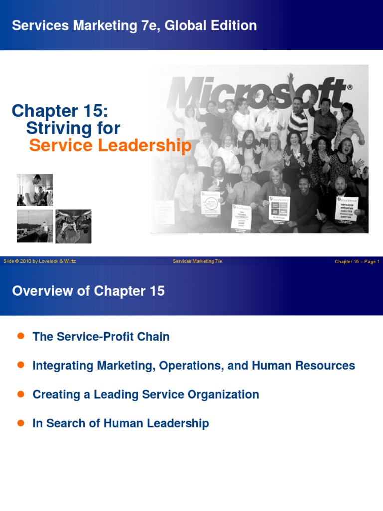 Striving For: Service Leadership | PDF | Leadership | Marketing