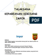 Contoh PIB Import BC 2.0 | PDF