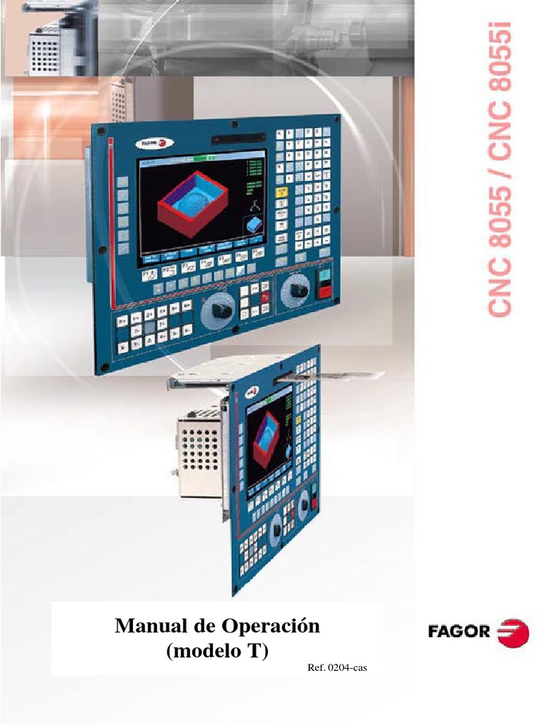 Manual de Torno CNC Fagor 8055 (I) y 8055 (I) | PDF | Programa de computadora | Programación