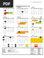 Calendario 2016 2017 PDF | PDF | Calendario | Educación Secundaria