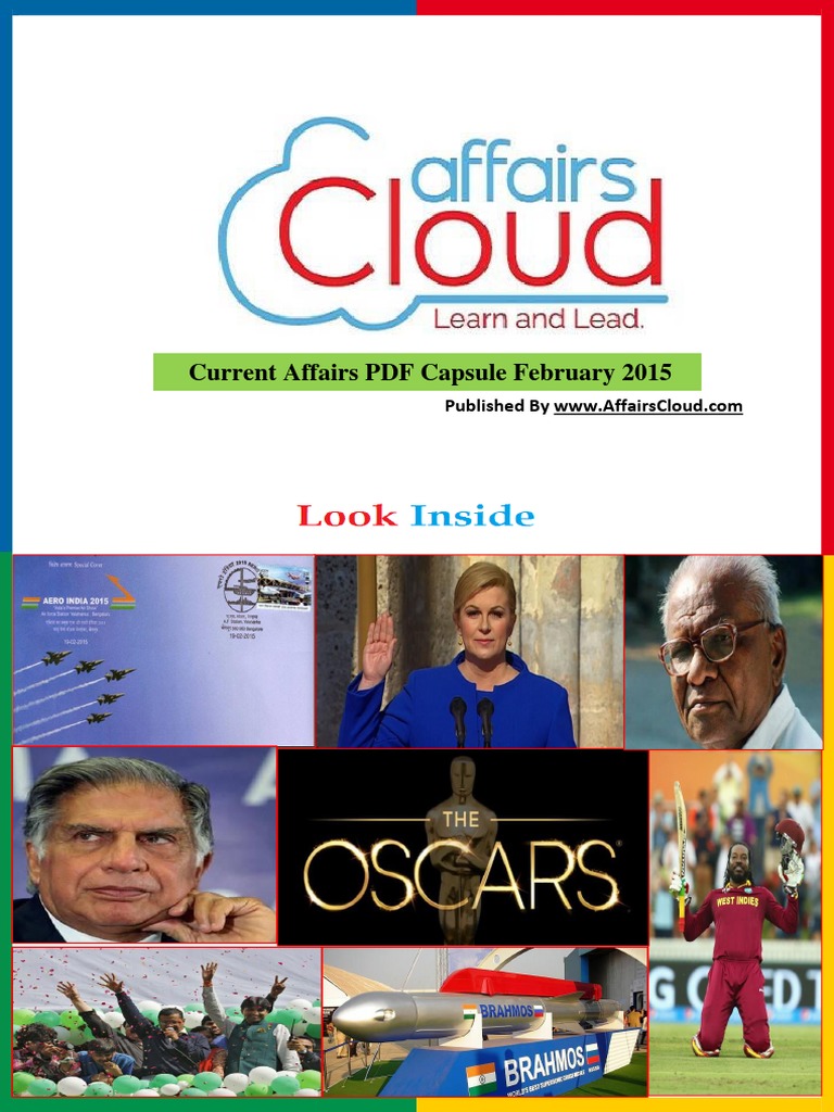 Current Affairs February PDF Capsule 2015 by AffairsCloud | Narendra Modi