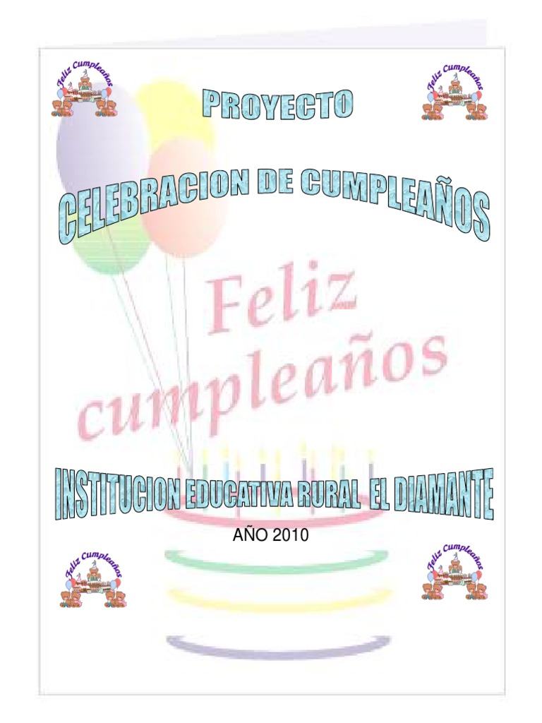 Proyecto Cumpleaño.. | PDF | Cumpleaños | Motivación