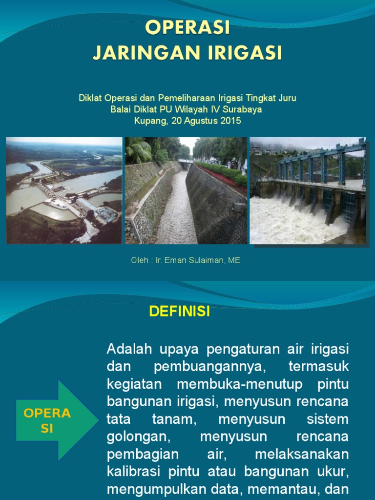Operasi Jaringan Irigasi | PDF