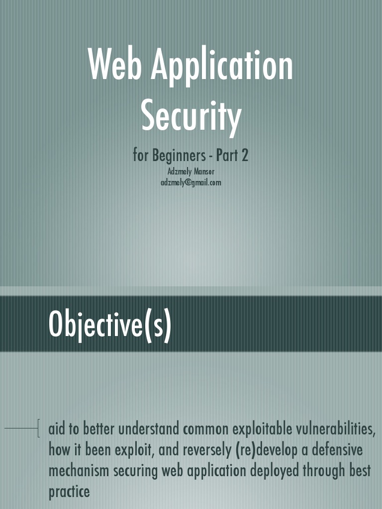WebSecurity 2/3 | PDF | Cybercrime | Computer Network Security