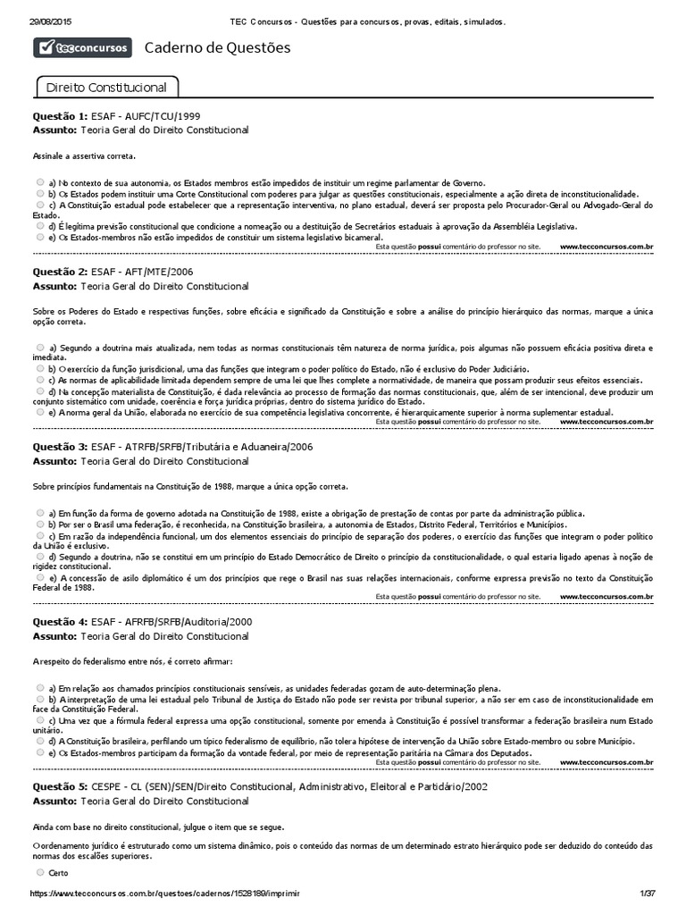 TEC Concursos - Questões para Concursos, Provas, Editais, Simulados ...