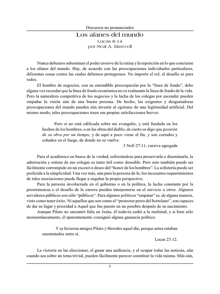 Los Afanes Del Mundo | PDF | Jacob | Fe