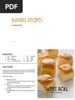 50 Easy Baking Recipes | PDF | Cakes | Muffin