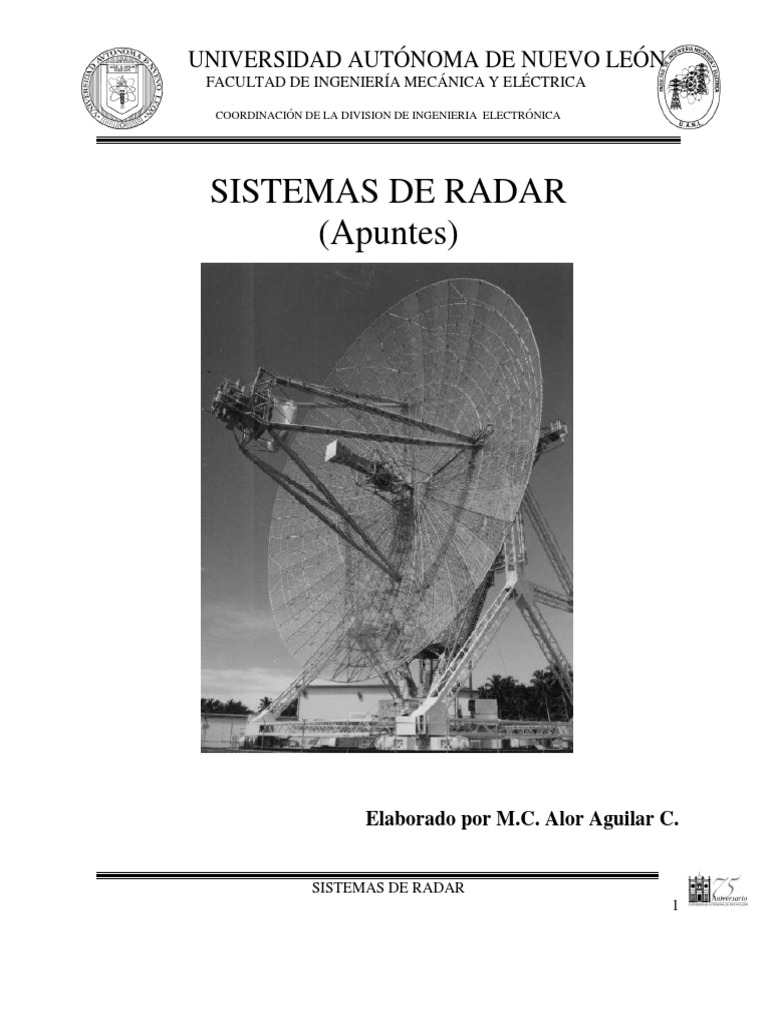 Sistemas de radar: historia y desarrollo | PDF | Radar | Antena (Radio)