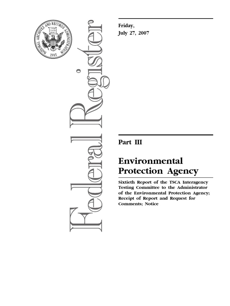 Notice: Environmental Statements Availability, Etc.: Receipt | PDF ...