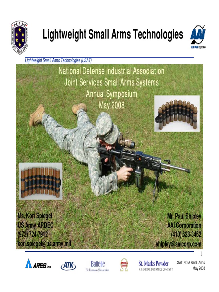 LSAT Lightweight Small Arms Overview | PDF | Ammunition | Firearms
