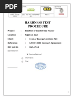 Hardness Test Procedure - PDF | Hardness | Metals