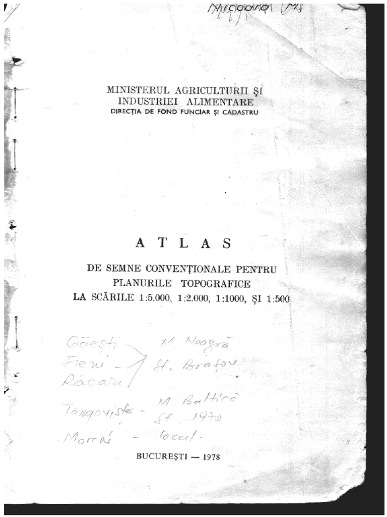 Atlas de Semne Conventionale | PDF