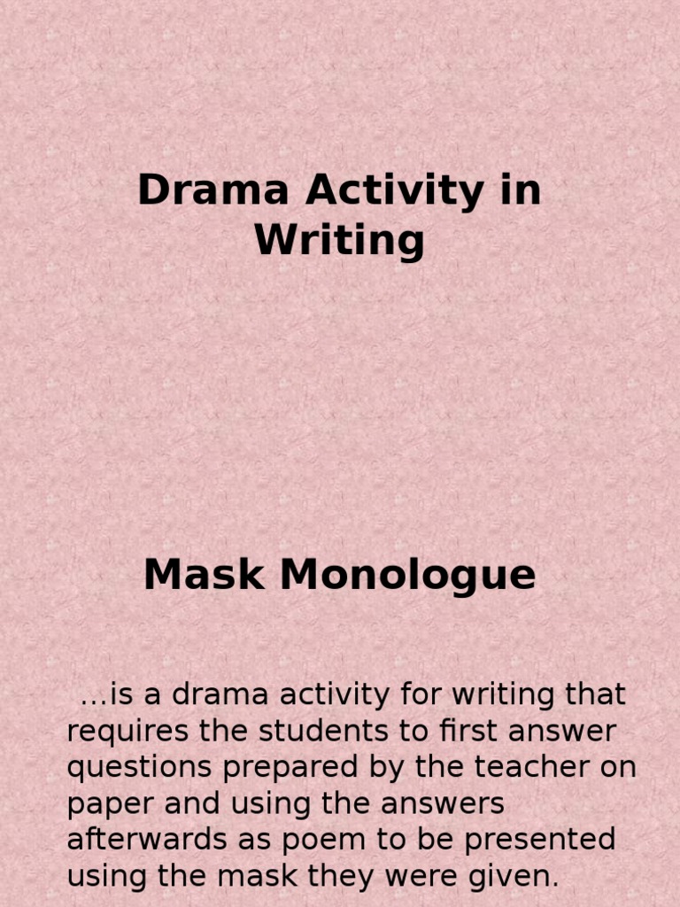 Engaging Drama Activities for Teens | PDF | Puppets | Monologue