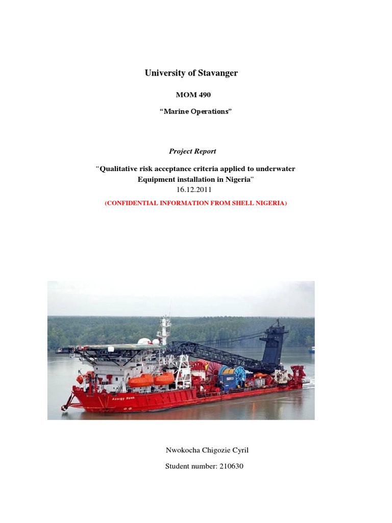 Marine Operation | PDF | Risk Management | Petroleum