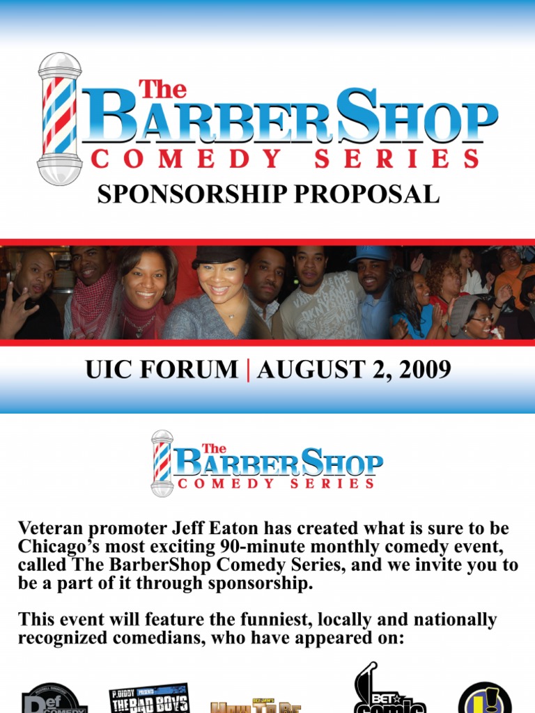 Barbershop Comedy Show Proposal | PDF