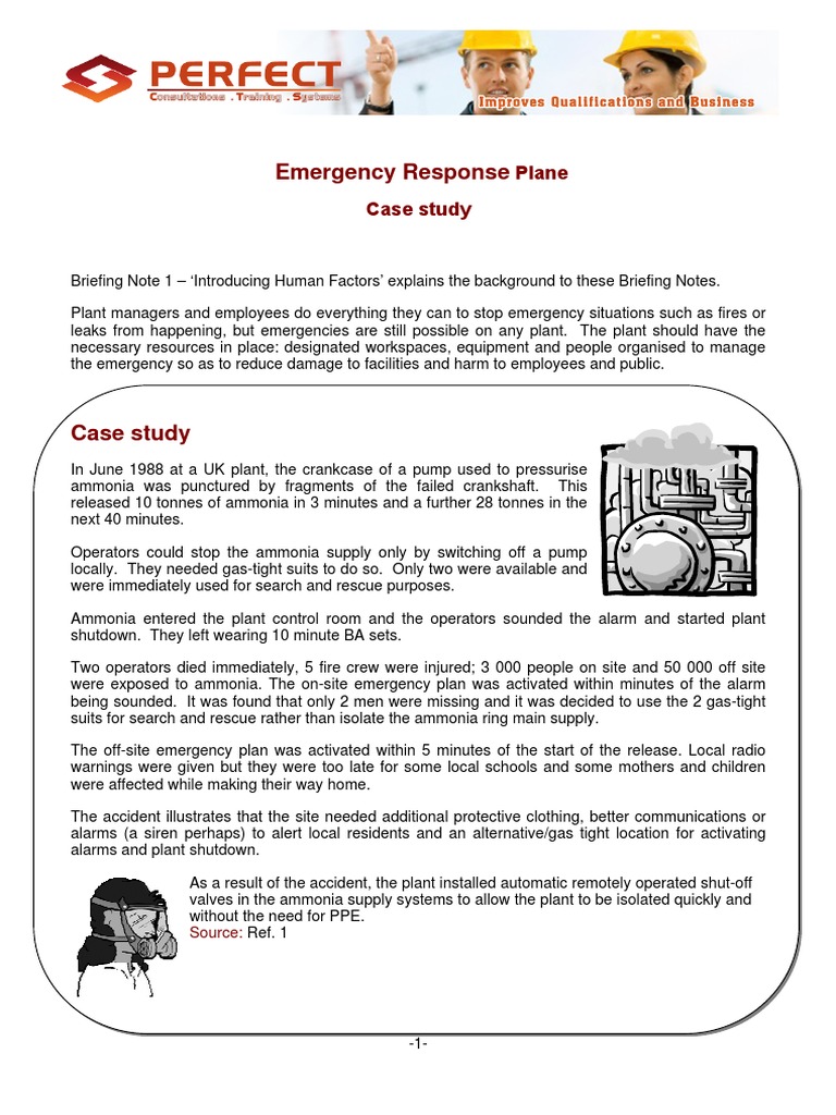 Emergency Response: Plane Case Study | PDF | Emergency | Emergency ...