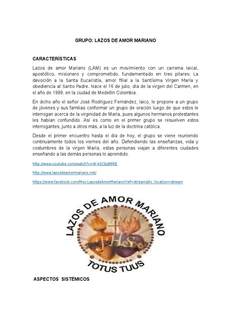 Lazos de Amor Mariano | María, madre de Jesús | eucaristía