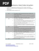 3 and 2 Point Holistic Rubrics - Math | PDF | Logic | Teaching Mathematics