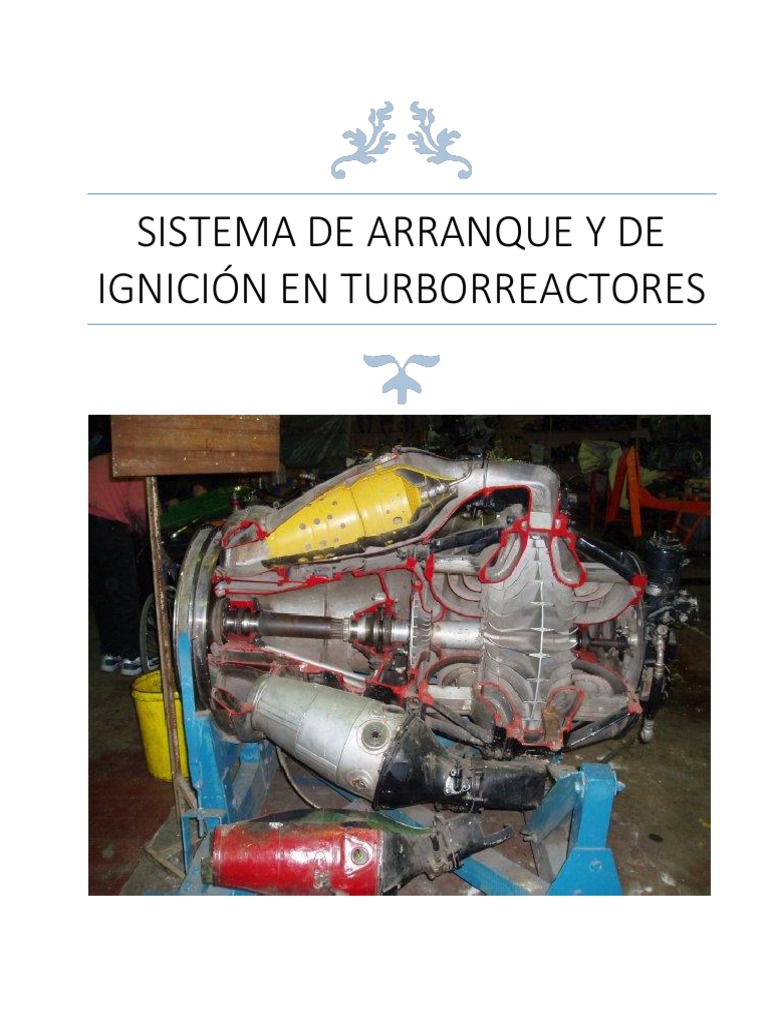 Sistema de Arranque y de Ignición en Turborreactores | PDF | Motor a reacción | Engranaje