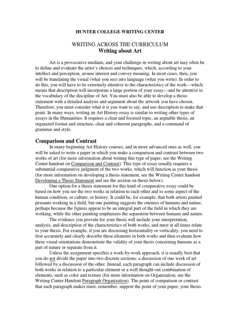 Writing About Art: A Guide | PDF | Social Science | Philosophy